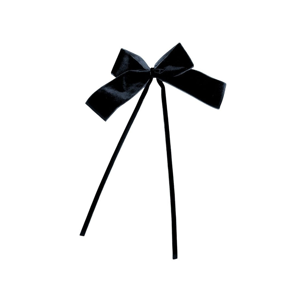 Black Velvet Bows | Elegant Reusable Table Styling | Noble & Nordic
